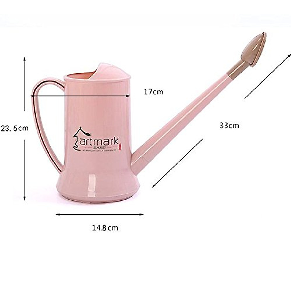 Premium High-Grade Plastic Watering Can Long Spout 2L(360 Degree Rotation Shower Head) Green