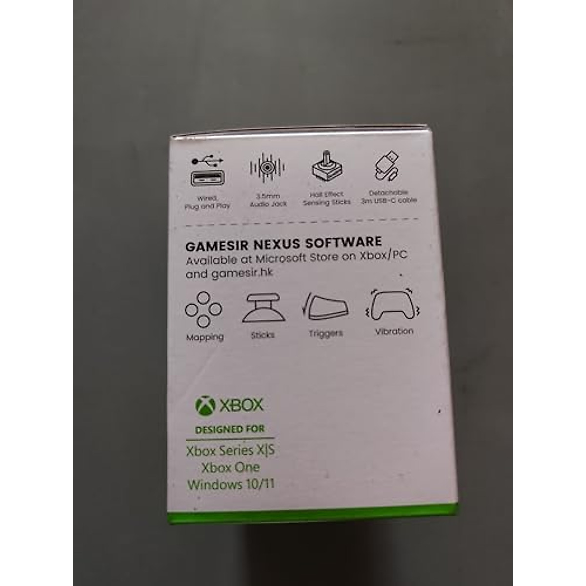 GameSir G7 HE C Wired Xbox Controller,Officially licensed Controller with Hall Effect Joysticks for Xbox Series X|S, Xbox One, Windows 10|11,Xbox Officially licensed Controller (White)