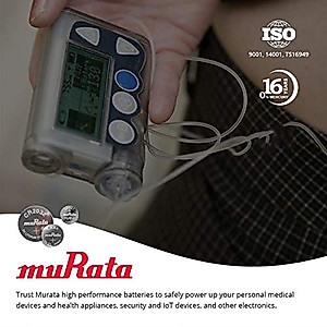 Murata LR1120 Battery AG8 391A 1.55V Alkaline Button Cell (5 Batteries)