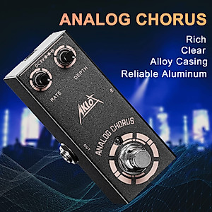 High Gain Distortion Guitar Pedal, AKLOT Electric Effects Pedals Mini Single Type DC 9V True Bypass