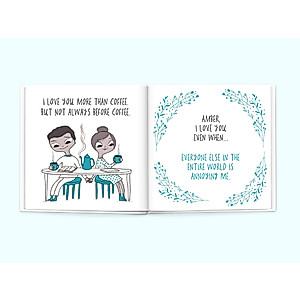 Personalized Book for Boyfriend, Girlfriend, Partner, Anniversary | Book of Us (Hardcover)