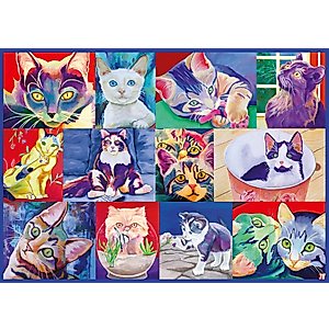 Ravensburger Hello Kitty Kat 500 Piece Large Format Jigsaw Puzzle for Adults - 16938 - Every Piece is Unique, Softclick Technology Means Pieces Fit Together Perfectly