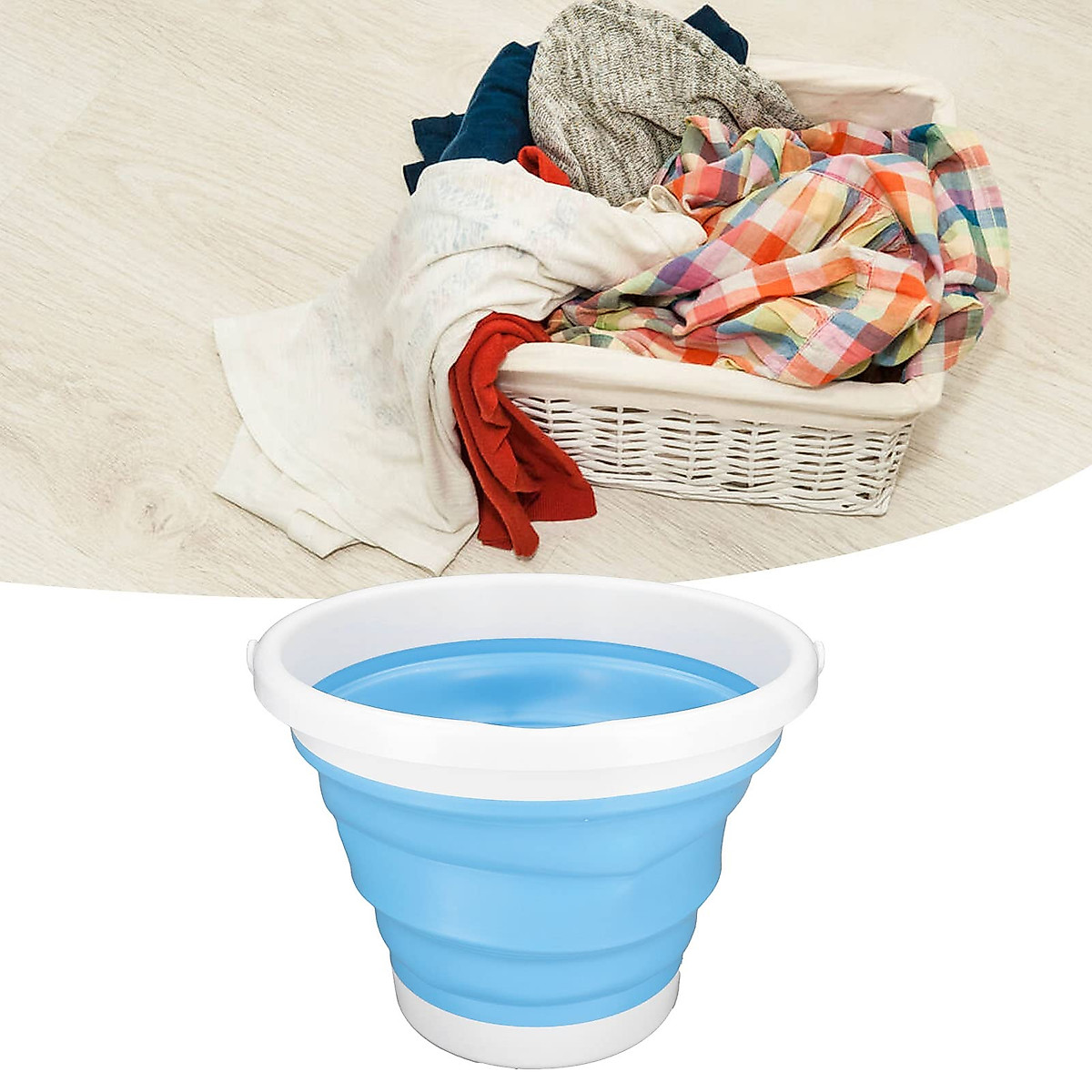 Germerse Portable Turbine Washing Machine, USB Power Supply Portable Washing Machine Laundry Machine Low Wear for Travel