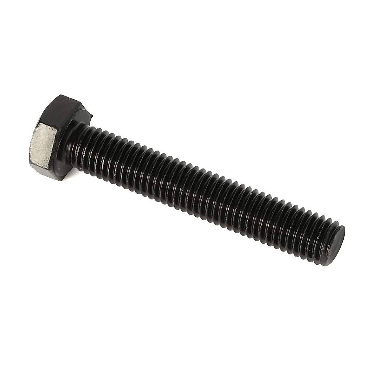M8 x 60mm Hex Head Screw Bolts, Fully Threaded, Alloy Steel Grade 12.9, Black Oxide Finish, Quantity 10