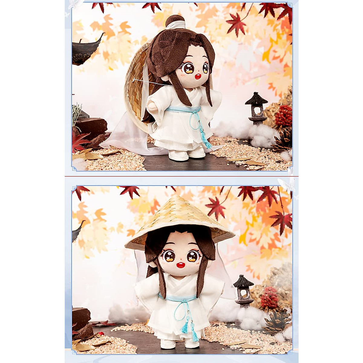 XFApreal Plush Doll, Xie Lian Hua Cheng Dress-Up Doll, Anime Figures Doll of Heaven Official's Blessing: Tian Guan Ci Fu (Xie-lian, Cotton)