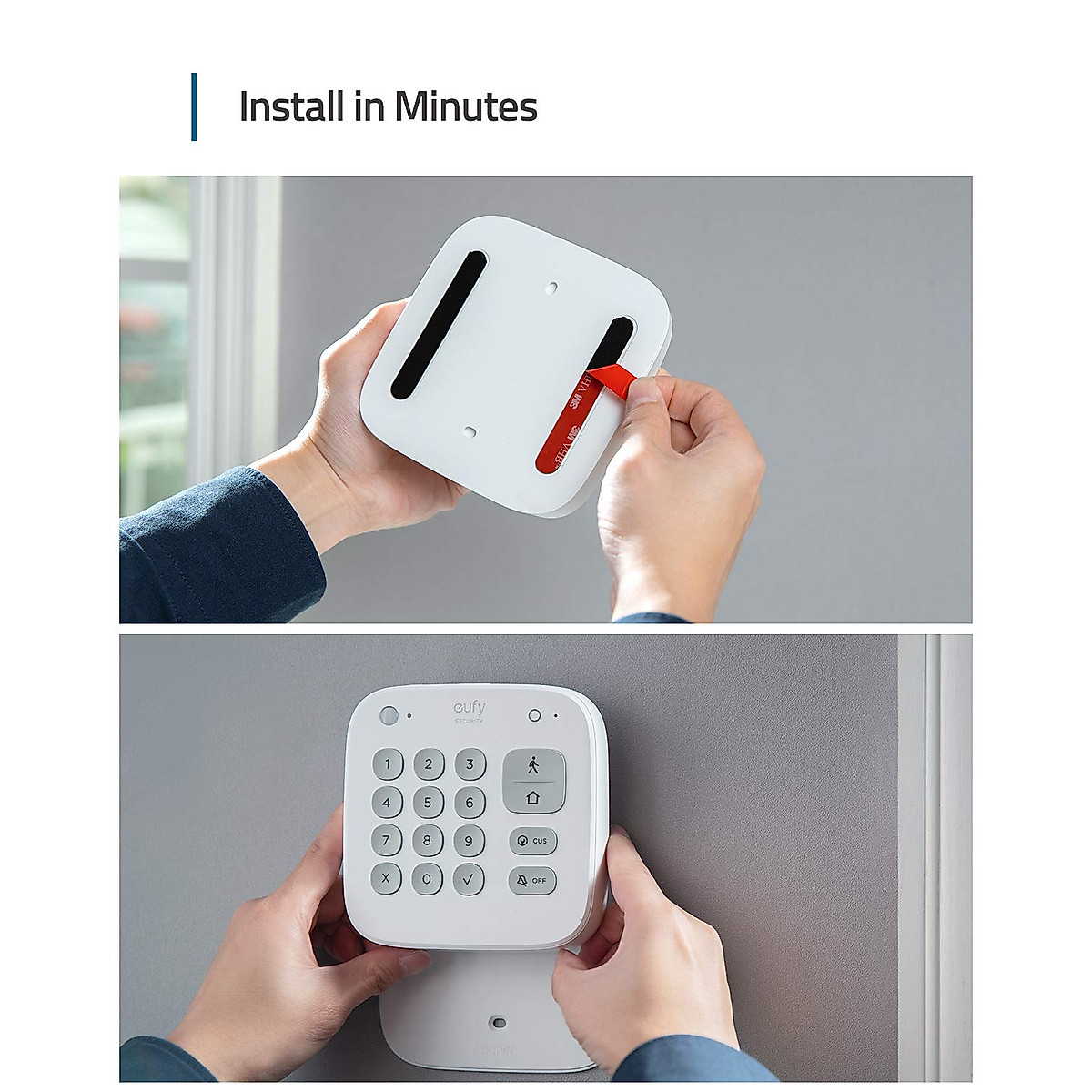 eufy Security Keypad, Home Security System, Home Alarm System, 180-Day Battery, Home & Away Security Modes, Link to eufyCam, eufy Video Doorbell, Optional 24/7 Protection Service