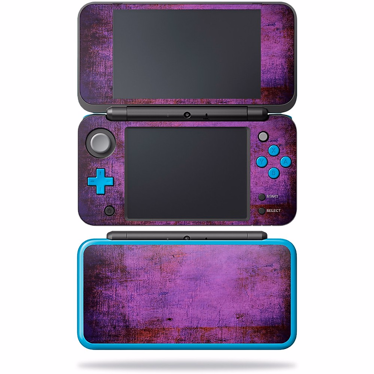 MightySkins Skin Compatible with Nintendo New 2DS XL - Purple Sky | Protective, Durable, and Unique Vinyl Decal wrap Cover | Easy to Apply, Remove, and Change Styles | Made in The USA