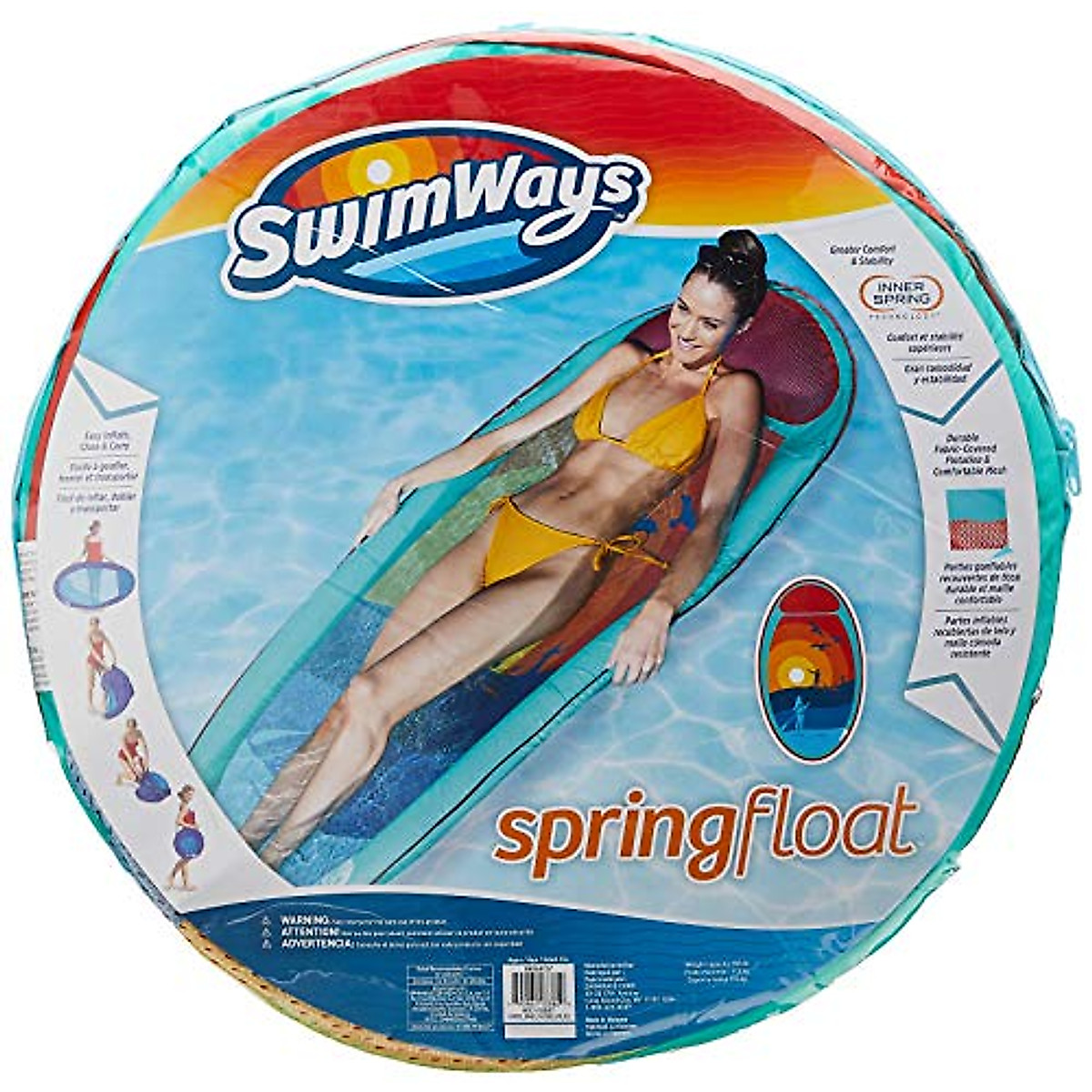 SwimWays Spring Float - Graphic Print