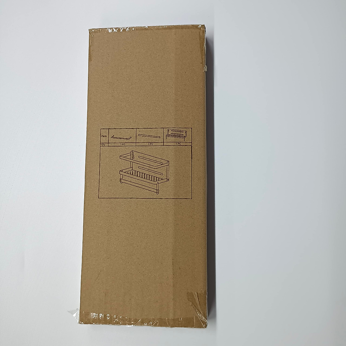 KES Magnetic Paper Towel Holder for Refrigerator Matt Black Magnetic Spice Rack Magnetic Shelf Refrigerator Organizer Wall Mount , KRR501A-BK