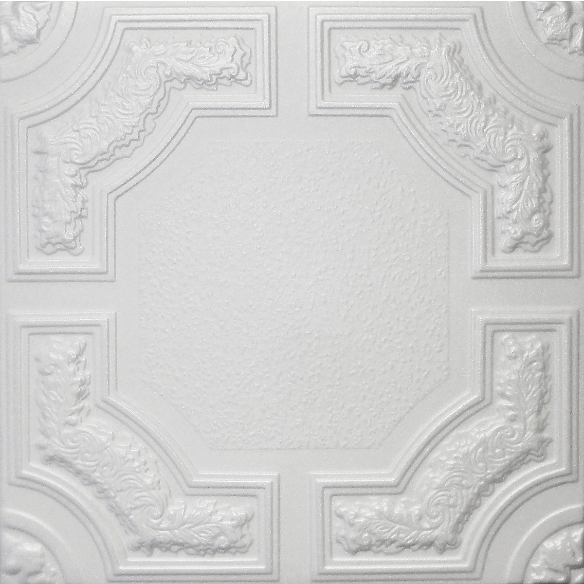White Styrofoam Decorative Ceiling Tile Caracas (Package of 8 Tiles) - Other Sellers Call This Evergreen and R28