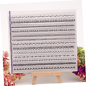 LIGHTAOTAO Stamps for Kids Rubber Stamp Collection Flower Clear Rubber for Crafting Ink Stamps Scrapbooking Stamps Silicone Stamps Transparent Stamps Seal Card Template Child Acrylic Account