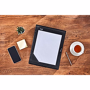 It's Academic Accordion File Organizer, Black Fabric, Notepad Included, 500 Sheet Capacity, 11 x 14 (98778-6D)