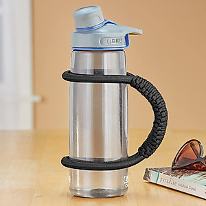 Collections Etc Anti-Slip Adjustable Mug and Tumbler Travel Handle