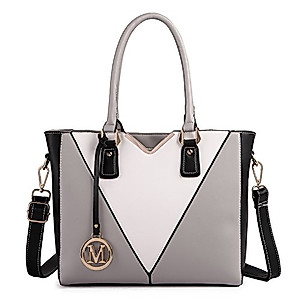 MISS LULU Fashion Purses and Handbags for Women Ladies, PU Leather Shoulder Handbags Top Handle Tote Bags Elegant Crossbody Bag