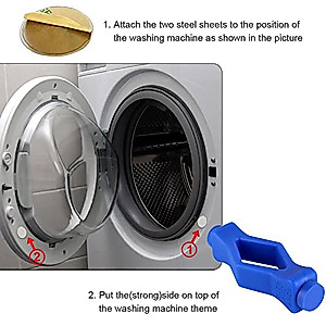 OTGO Front Load Washer Door Prop - Prop and Stop - Front Load Washer Door Holder for Front Load Washer Door,Keeps Your Washer Well Ventilated To Prevent Odors, Gray