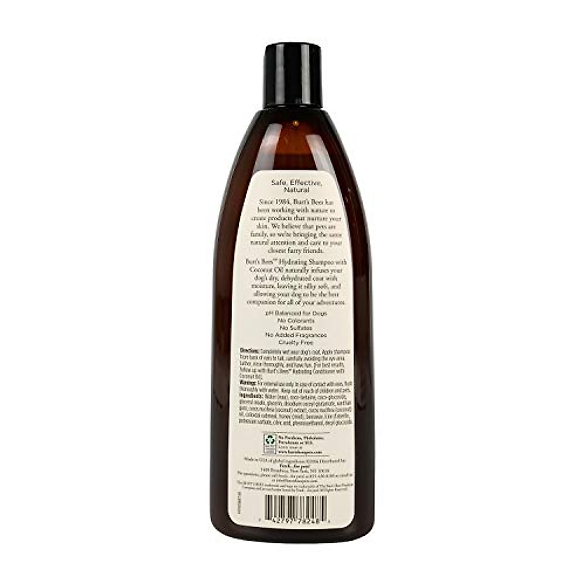 Burt's Bees for Dogs Care Plus+ Natural Hydrating Shampoo with Coconut Oil + Dog Grooming Supplies - Natural Dog Shampoo and Conditioner, Burts Bees Dog Conditioner, Puppy Shampoo