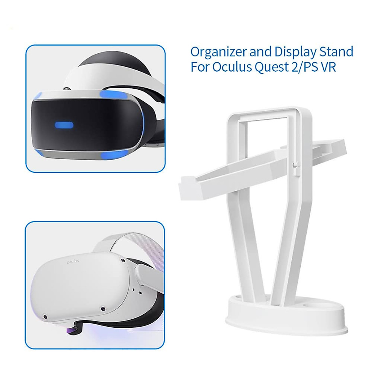 AttainNa is suitable for oculus quest 2 controller desktop support hanger storage rack shelf (white)