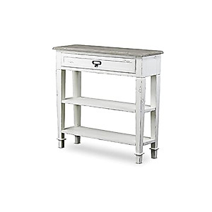 Baxton Studio Dauphine Traditional French 1-Drawer Accent Console Table, White