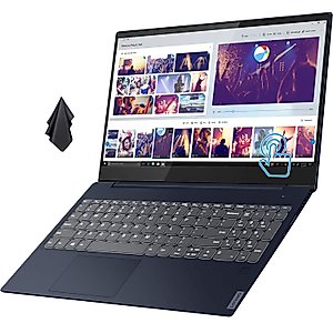 Lenovo 2021 IdeaPad Laptop, 15.6" FHD Touchscreen, AMD Ryzen 7 3700U Processor (Beats i7-10510U), 20GB RAM, 1TB SSD, Backlit Keyboard, HDMI, USB Type-C, Long Battery Life, Windows 10 + Oydisen Cloth