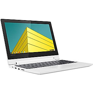 Lenovo Chromebook 2-in-1 Convertible Laptop, 11.6-Inch HD (1366 x 768) IPS Display, MediaTek MT8173C Processor, 4GB LPDDR3, 32GB eMMC, Chrome OS, Blizzard White, Choose Your eMMC (81HY0001US)