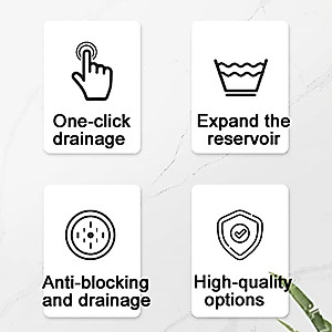 Portable Floor Mop Sink, Floor Mount Mop Sink/Basin, Single Bowl Kitchen Sinks, Camping Sink, Slop Sinks, For Commercial Kitchen, Restaurant, Business, Garages, Basements ( Size : 40*60*50.5cm/15.7*23