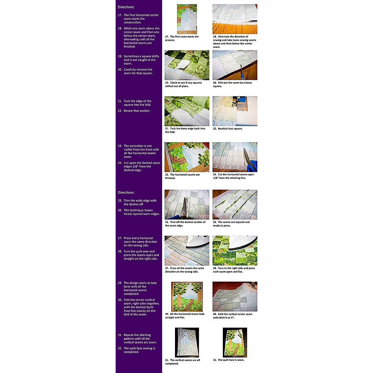 Superpunch Quilt-Fuse HTC3240-1 Interfacing/Interlining, White Fusible Interfacing Lightweight– 48” Wide Nonwoven 2” Layout Grid, Iron On Polyester/ Rayon Interfacing for DIY Crafts Supplies- USA Made