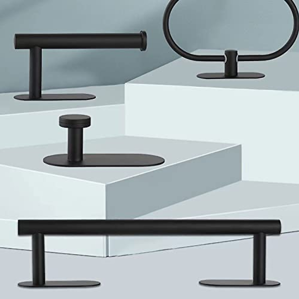 4Pieces Bathroom Towel Rack Large Capacity for Kitchen Bathroom Home Dormitory Towels Holder Space Saving Hand Towel Holder