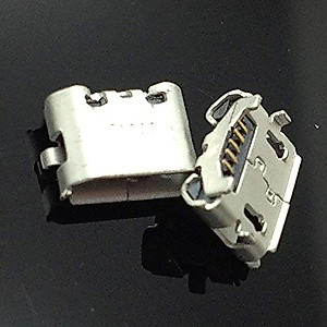 2 PCS USB Data Charging Port Socket Connector for Sony PS4 Controller