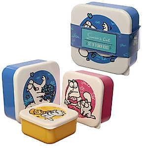 Puckator Simon's Cat Lunch Box Set of 3 M/L/XL