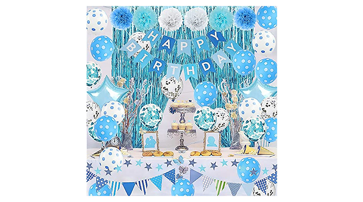 Light Blue Birthday Decorations for Any Celebration
