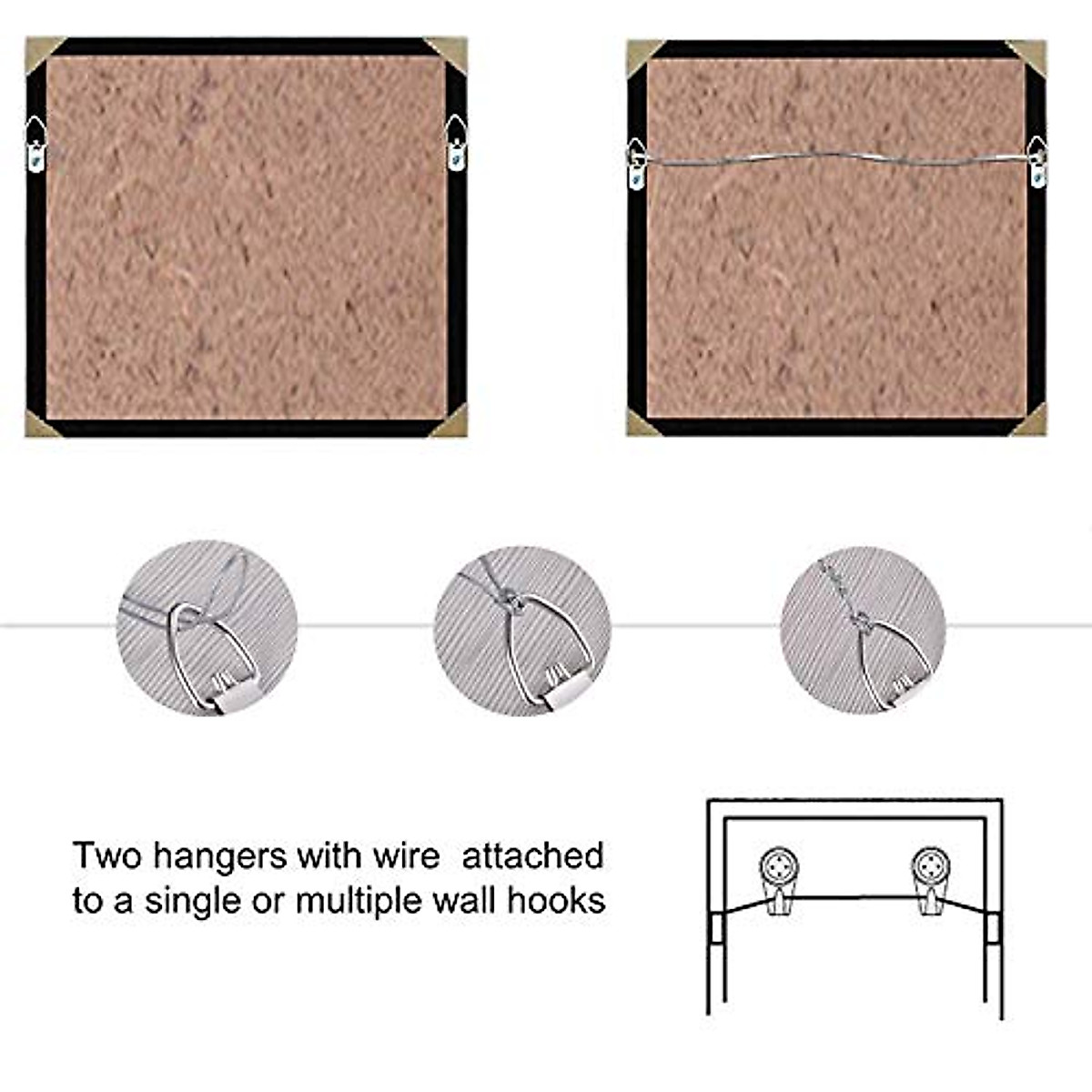 Picture Hanging Wire #2 100-Feet Braided Picture Wire Heavy for Photo Frame Picture,Artwork,Mirror Hanging,Supports up to 30lbs