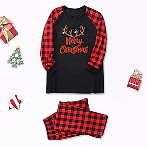 Family Christmas Pajamas Matching Sets Christmas Matching Jammies Adults Holiday Xmas Pjs Sleepwear Set