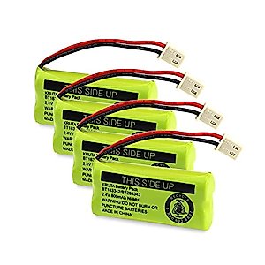 Kruta BT183342 BT283342 BT166342 BT266342 BT162342 BT262342 Battery Compatible with VTech CS6114 CS6419 CS6719 AT&T EL52300 CL80112 VTech CS6719-2 Cordless Handsets (Pack of 4)
