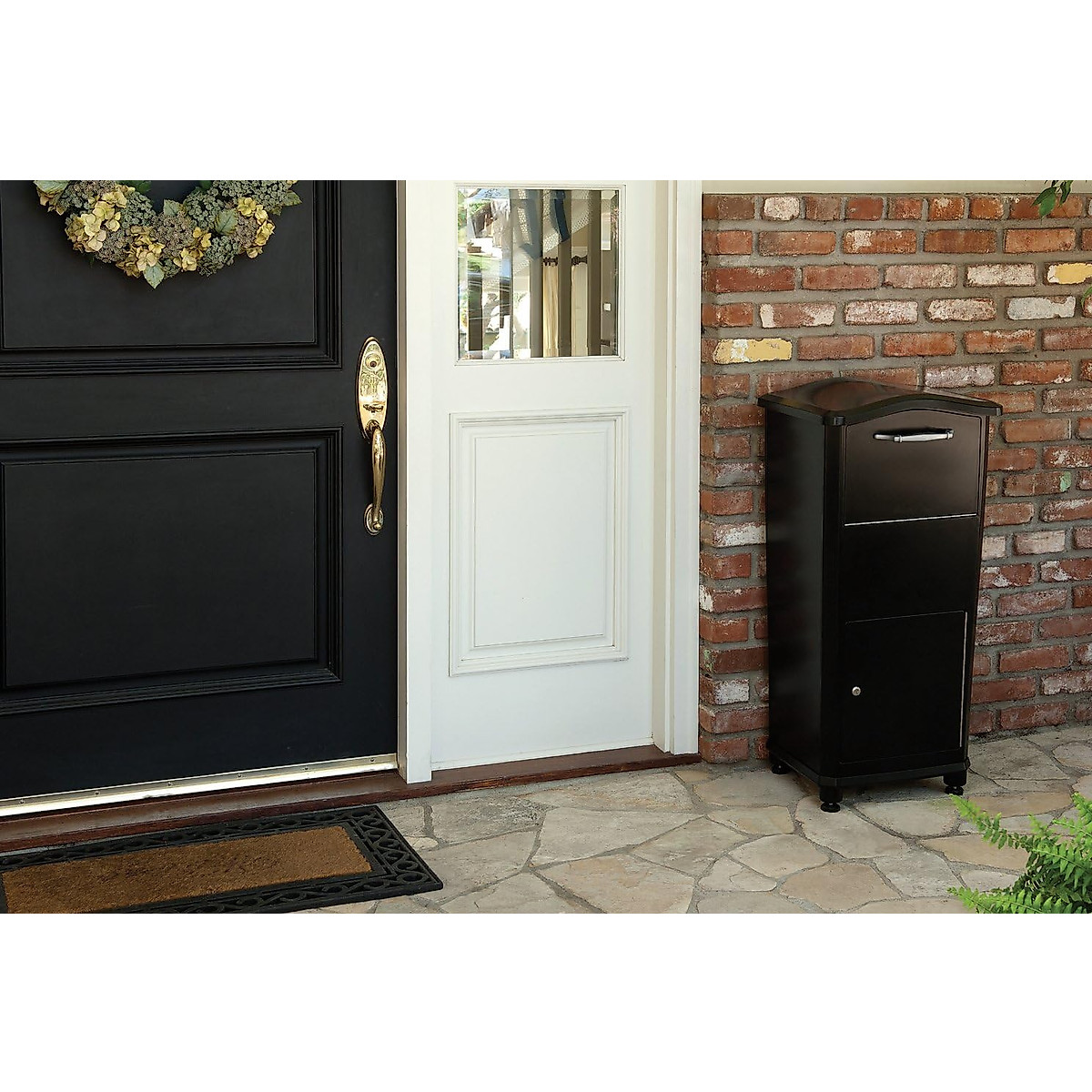 Architectural Mailboxes 6900B Elephantrunk Parcel Drop Box Black