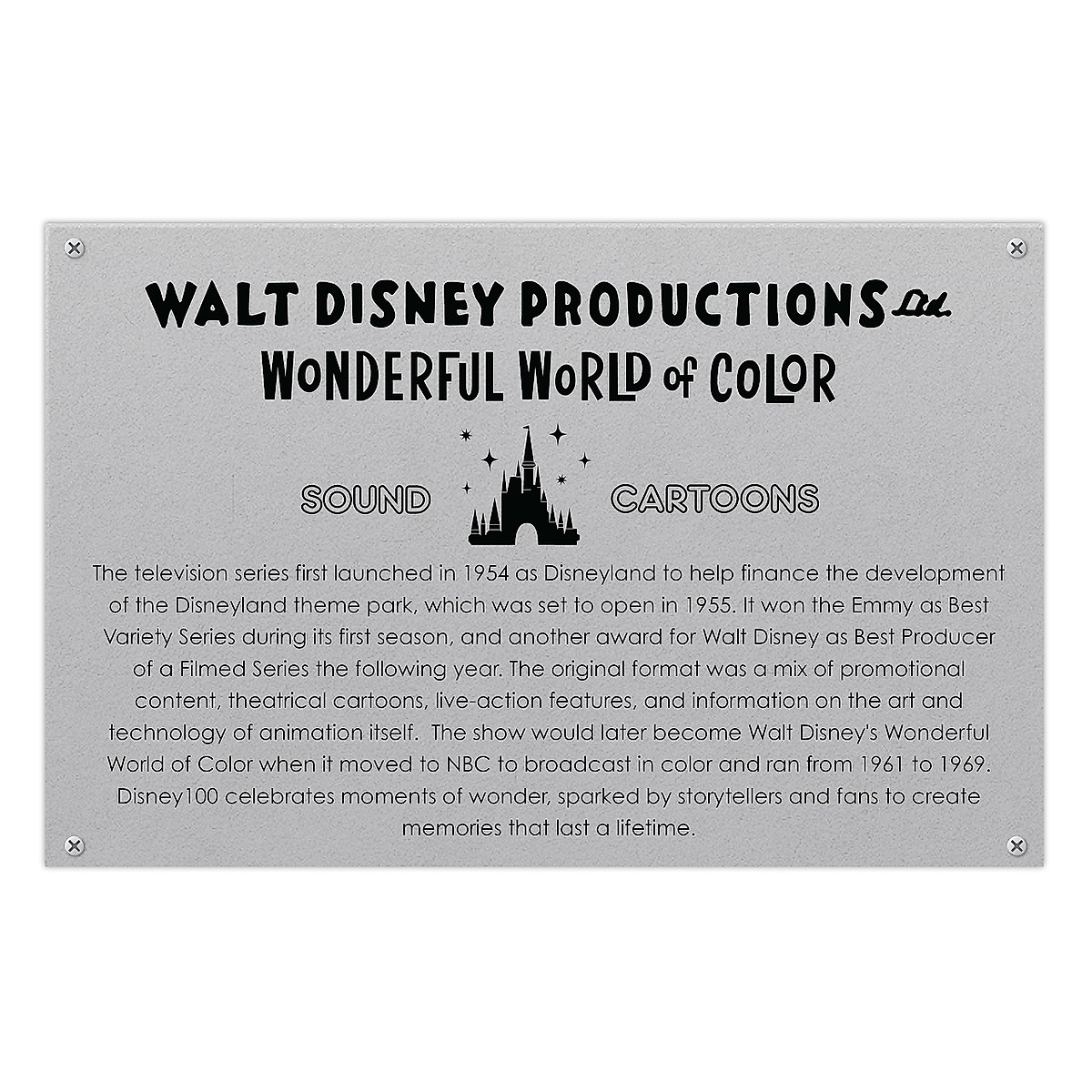 Disney100 Years of Wonder Walt Disney Presents “Wonderful World of Color” Tinker Bell Collectible Plush Stuffed Doll, Kids Toys for Ages 5 Up, Amazon Exclusive by Just Play