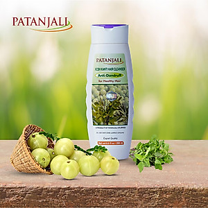 Patanjali Kesh Kanti Anti-Dandruff Hair Cleanser Shampoo, 200ml / 6.8 fl oz - (Pack of 2)