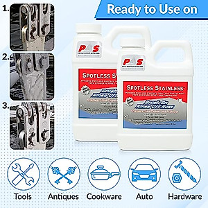 Spotless Stainless Rust Remover and Protectant - 1/2 Gallon