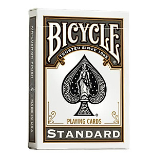 Bicycle Black Playing Cards, Standard Index, 1 Deck
