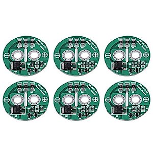 6Pcs Super Capacitor Protection Board, 2.5V Super Farad Capacitor Board Protection Board Module, Protects Capacitor from Exceeding The Limiting Voltag,with Protection Board Module Limit Plate