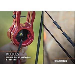 Bear Archery Flash Bow Set for Youth, Ambidextrous, Yellow