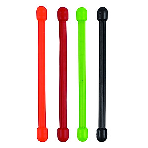 Nite Ize Gear Bendable Tie, 3in - Asst. 4 Pack O,G,R,Blk GT3-4PK-A1
