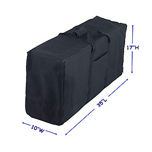 ProHome Direct Heavy Duty Stove Carry Bag for Camp Chef Two Burner Cookers,Black