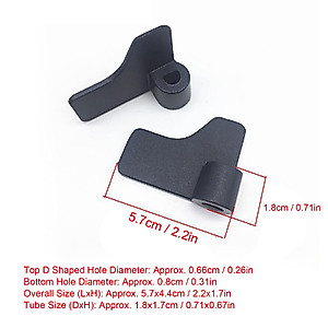 Tissting 2.2×0.71in Breadmaker Paddle Stainless Steel Non Stick Bread Machine Paddle Bread Maker Mixing Paddle Mixing Blade Replacement Part for Home(No.3)