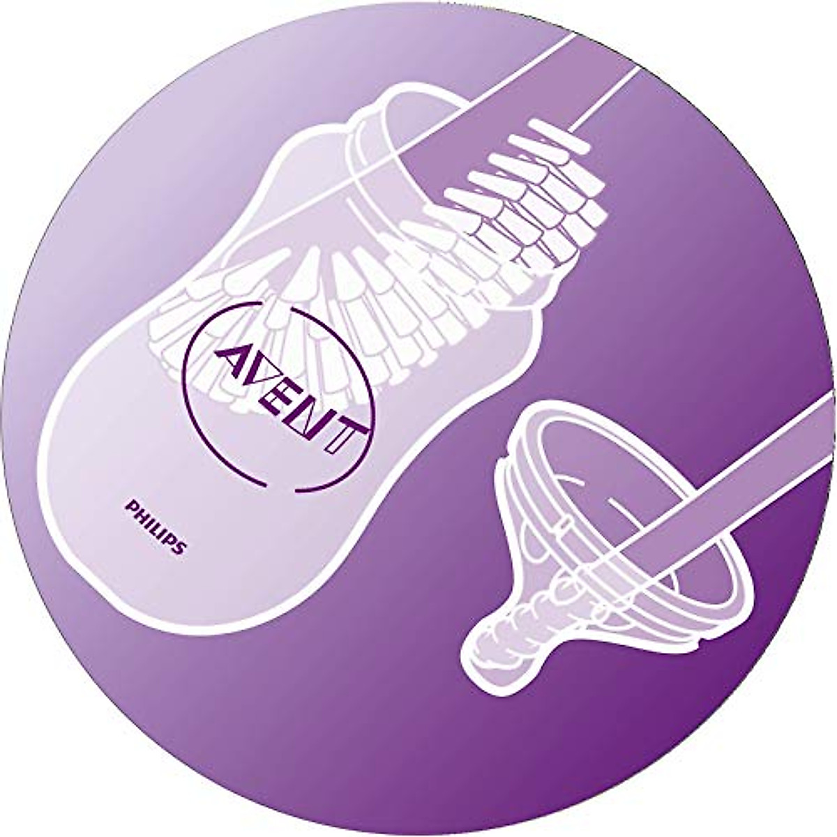 Philips Avent Natural Baby Bottle Medium Flow Nipple, 3M+, 4pack, Flow 3, SCF653/43