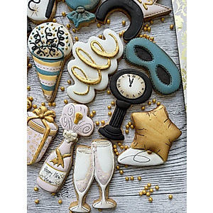 LILIAO Party Paper Confetti Cookie Cutter - 4.2 x 2.9 inches - Birthday Biscuit Fondant Sandwich Bread Mold Cutters - Stainless Steel - by Janka