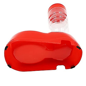 FUUIE Bowls for Food and Water Automatic Drinking Bowl Pet Drinking Device (Color : Blue, Size : 22CM)