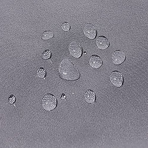 ACCREST Sun Shade Sail Waterproof 6.5'×6.5' Rectangle Shade sail UV Block Canopy Shade Sail Awning for Patio Backyard Lawn Garden Outdoor Activities，Light Gray