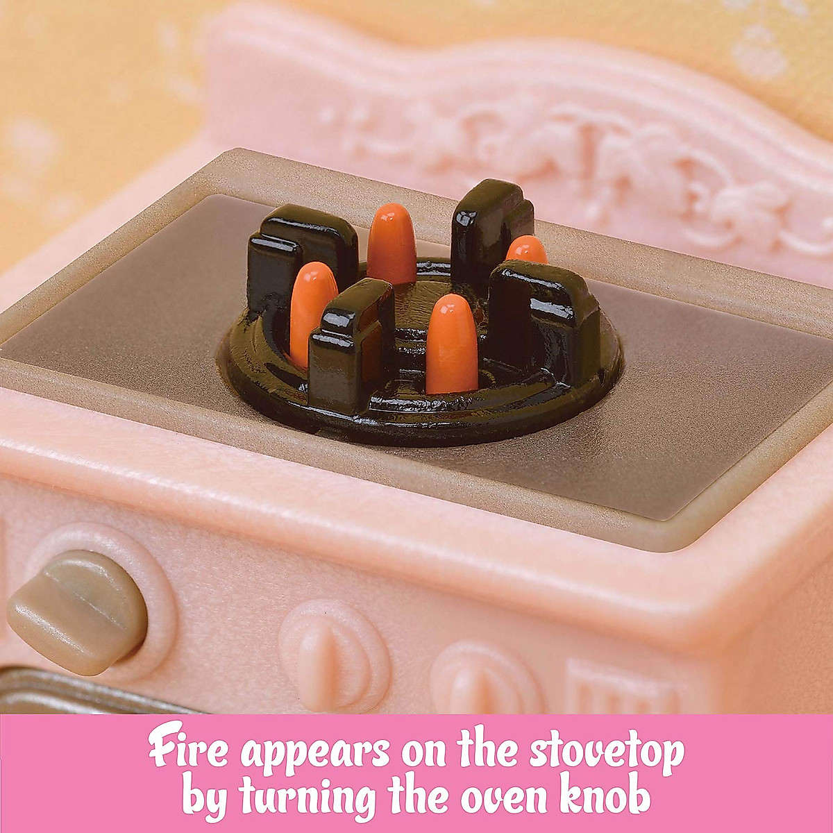 Calico Critters Playful Starter Furniture Set - Toy Dollhouse Furniture and Accessories Set with Collectible Figure Included