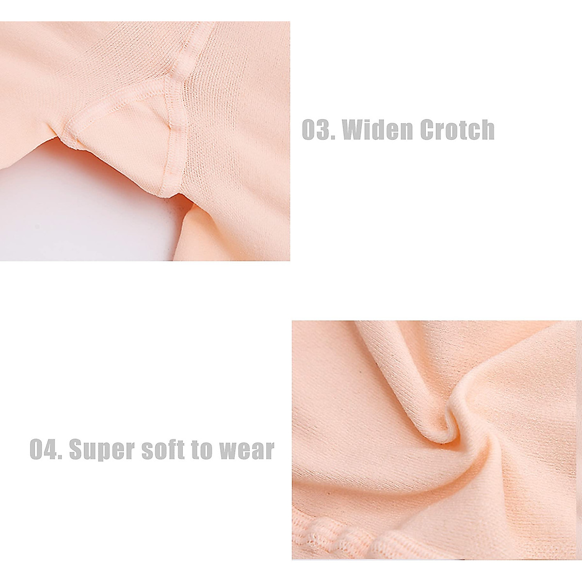 MdnMd 3 Pack Women's Dance Tights Ballet Ultra Soft Transition Footless Dancer Tight Stocking for Girls (Ballet Pink, Child Age 11-14)