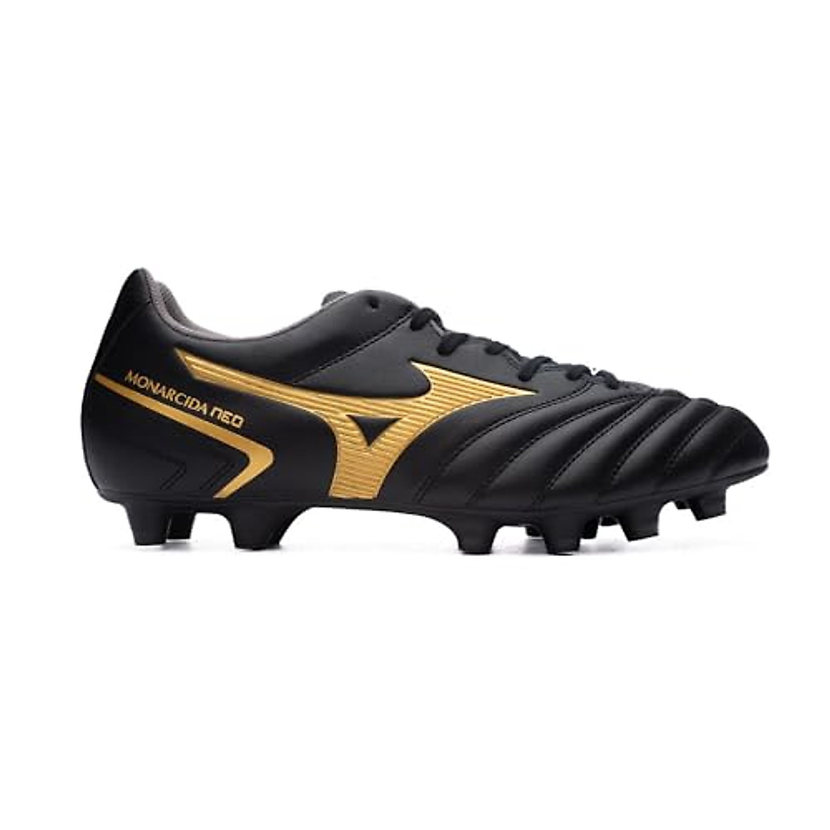 Mizuno Unisex Soccer, Black Gold, 10 US Women